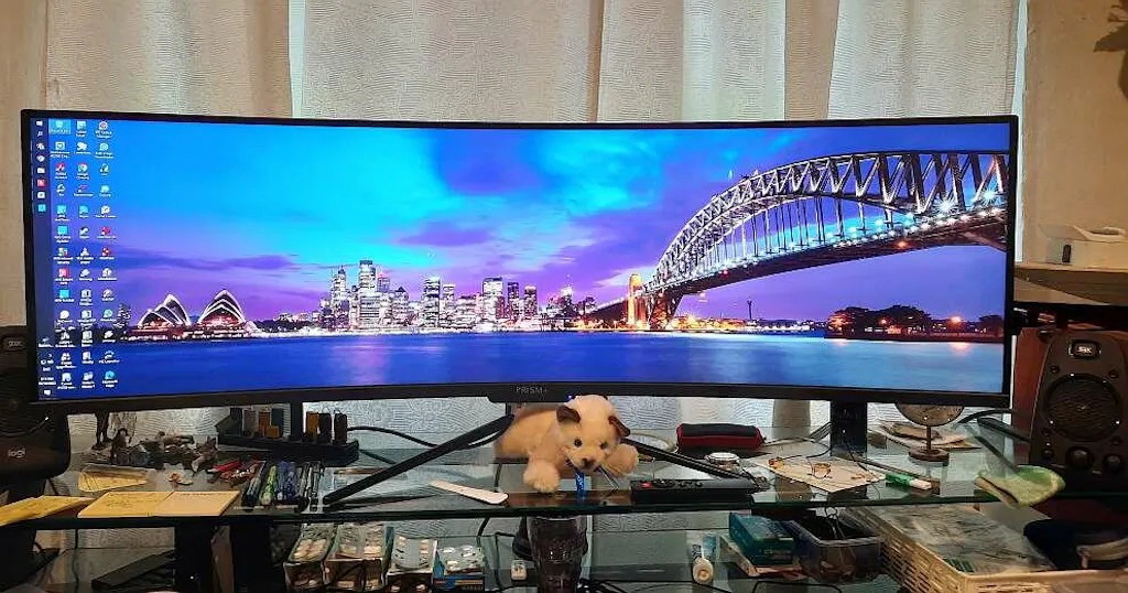 PRISM+ X490 - 49" 144Hz DFHD Super Ultrawide Curved Monitor – PRISM+ ...