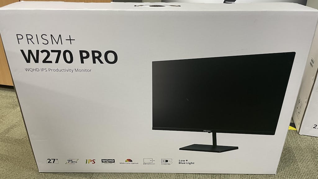 PRISM+ W270 PRO - 100% sRGB Productivity Monitor