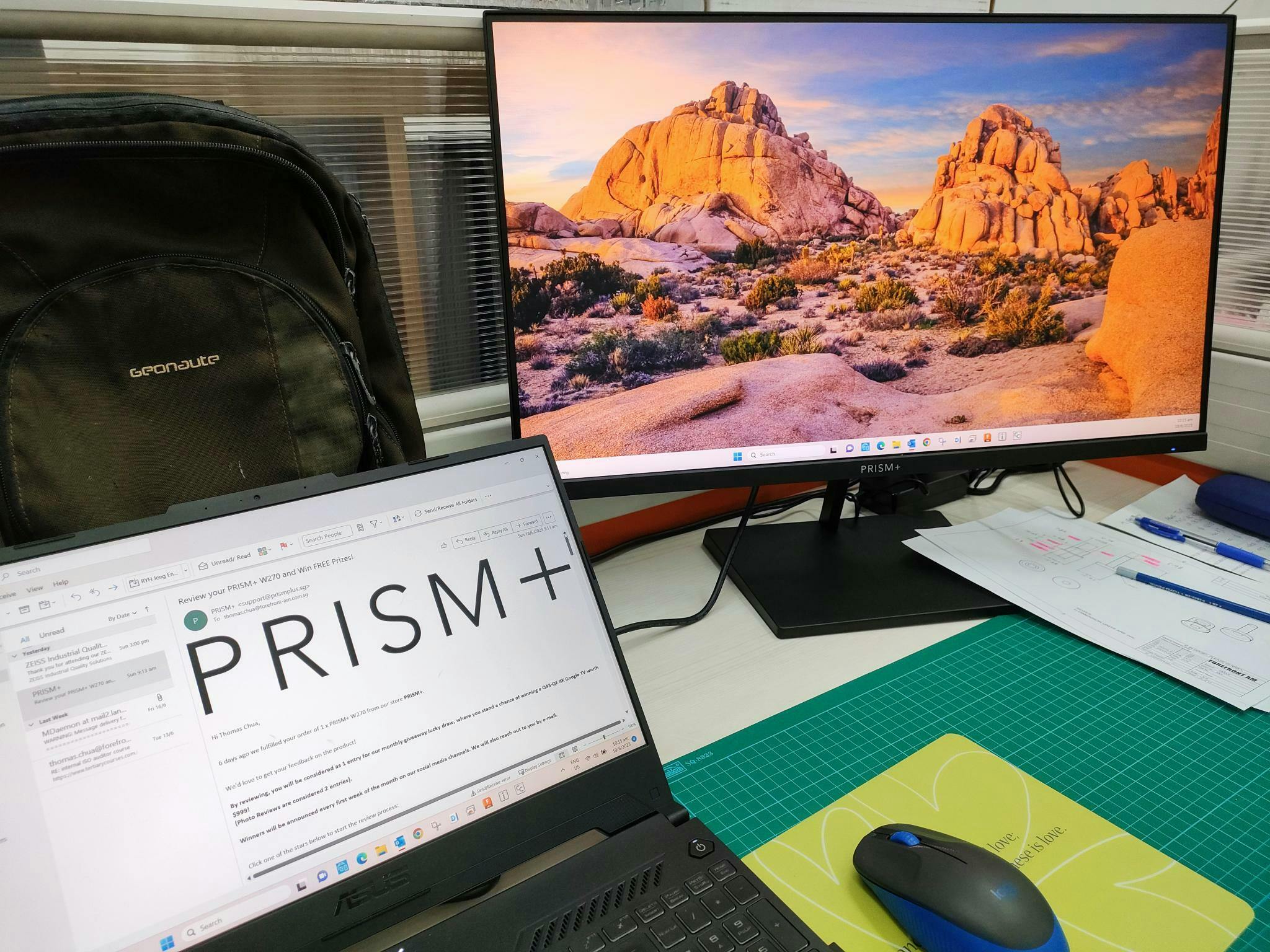 PRISM+ W270 - 100% sRGB Productivity Monitor