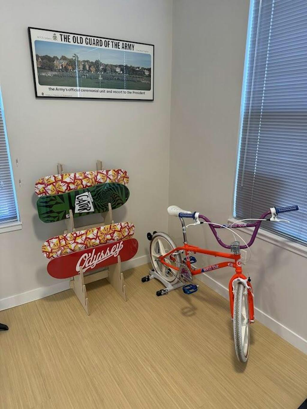 The Cascade Skateboard Floor Display Rack | Floor Standing Skateboard ...