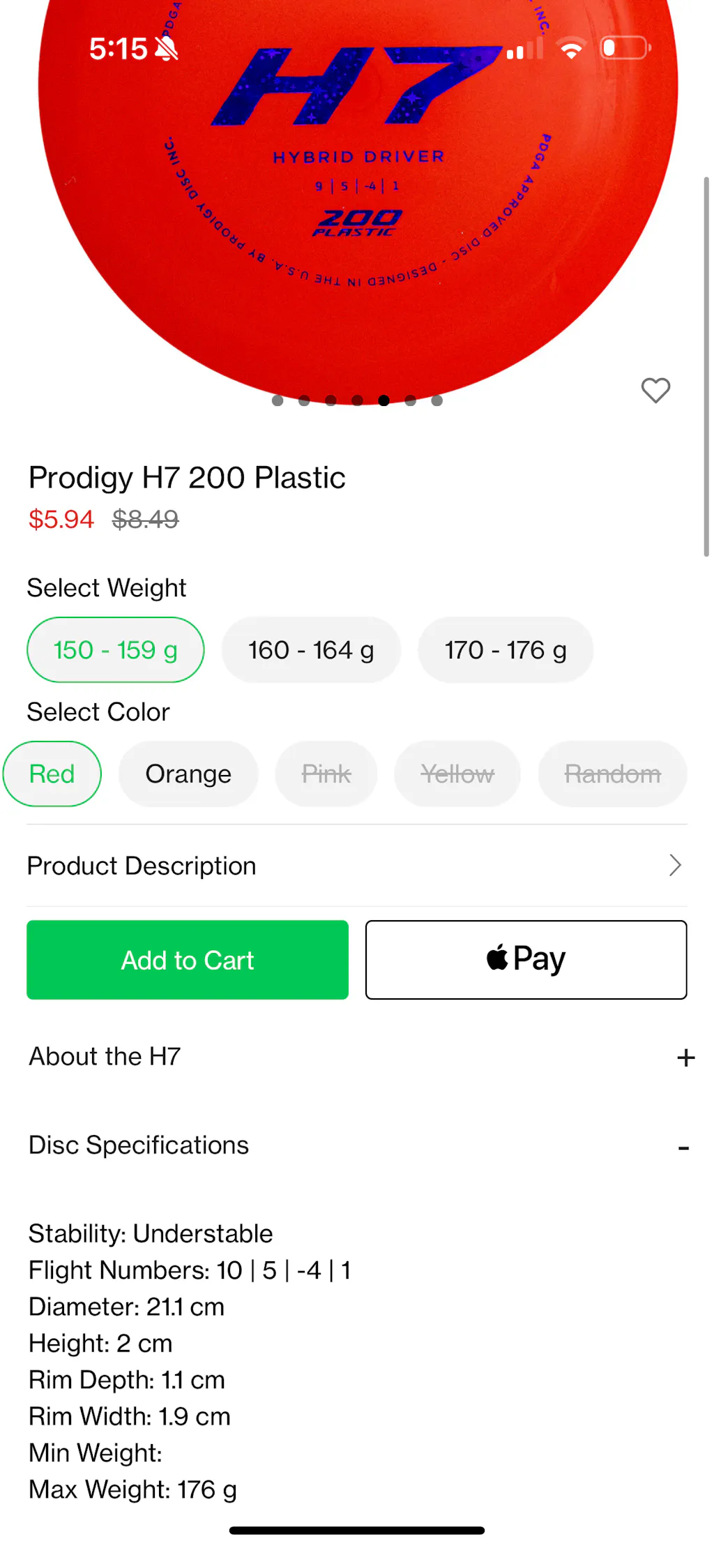 Shop Prodigy H7 200 Plastic