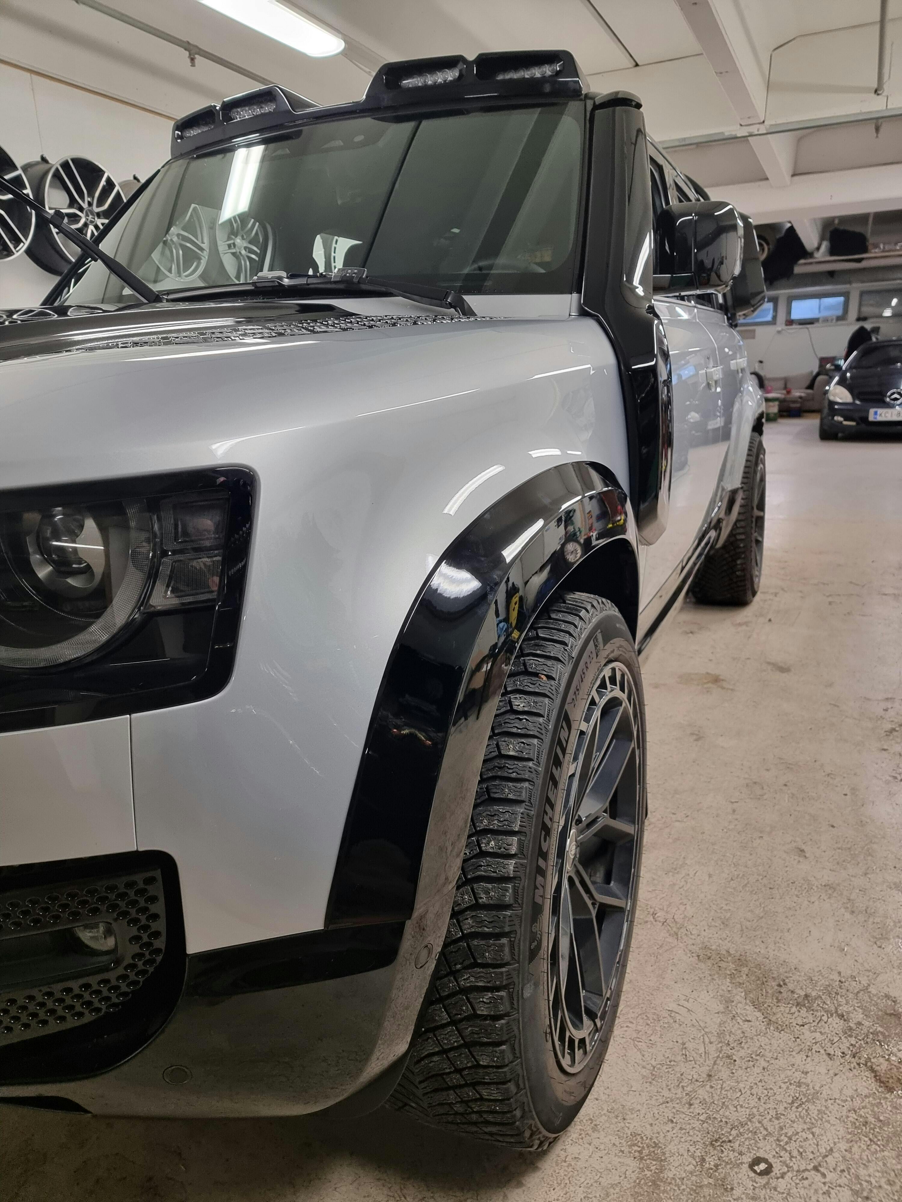 Defender L663 Wide Wheel Arch Kit 90/110 - Gloss Black – Project Rebel