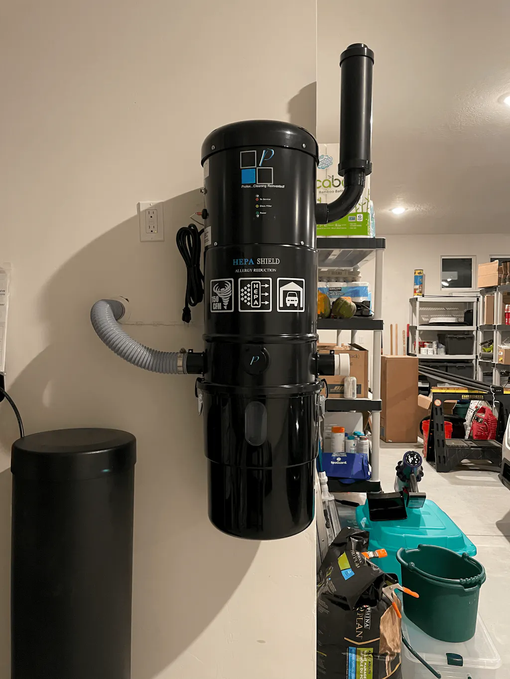 Prolux CV12000 Central Vacuum Power Unit with most powerful 2 speed mo ...