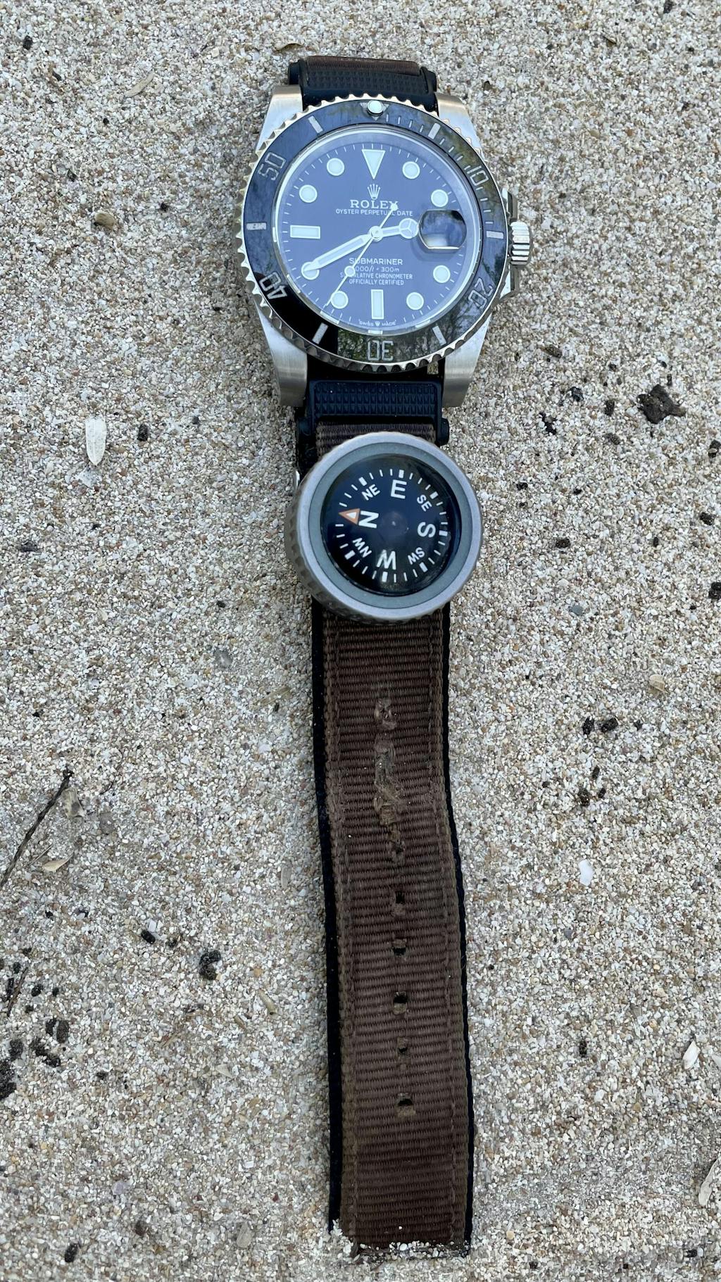 Expedition Watch Band Compass Kit Ti - Black | PDW | Prometheus Design Werx