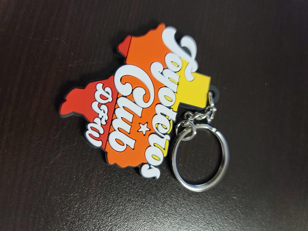 3D Custom Die-Cut Rubber Keychains - Your LOGO Promo By Cody McConnell ...