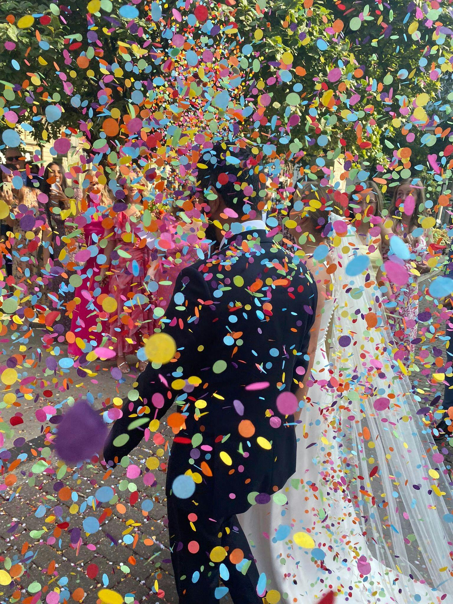 Biodegradable Rainbow Confetti Mix | Proper Confetti