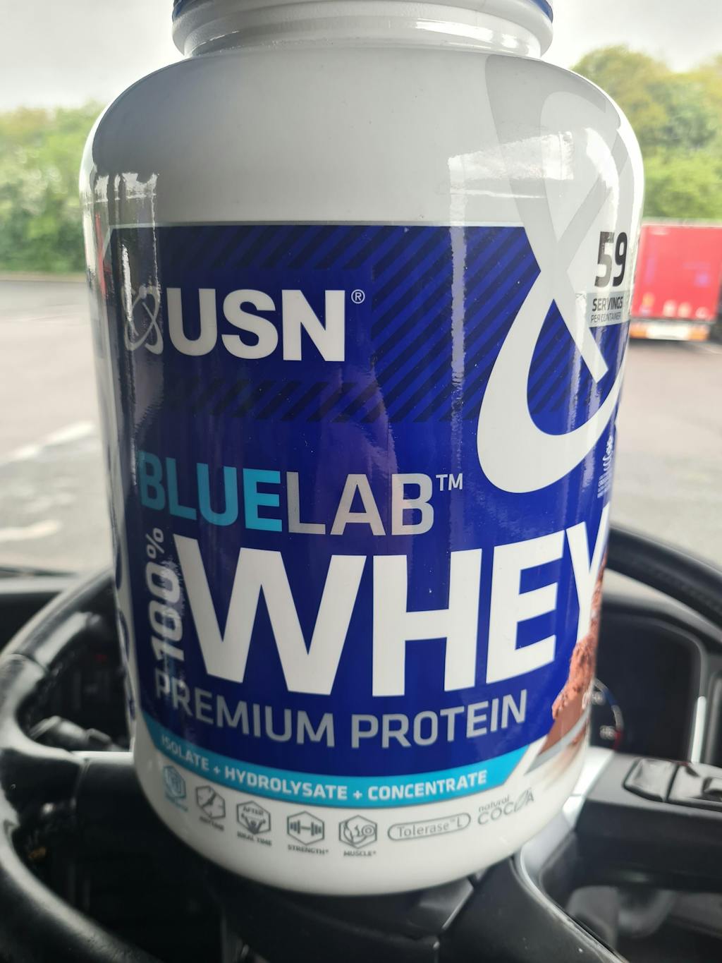 USN Blue Lab Premium Whey Protein Powder 908g | Protein Package ...