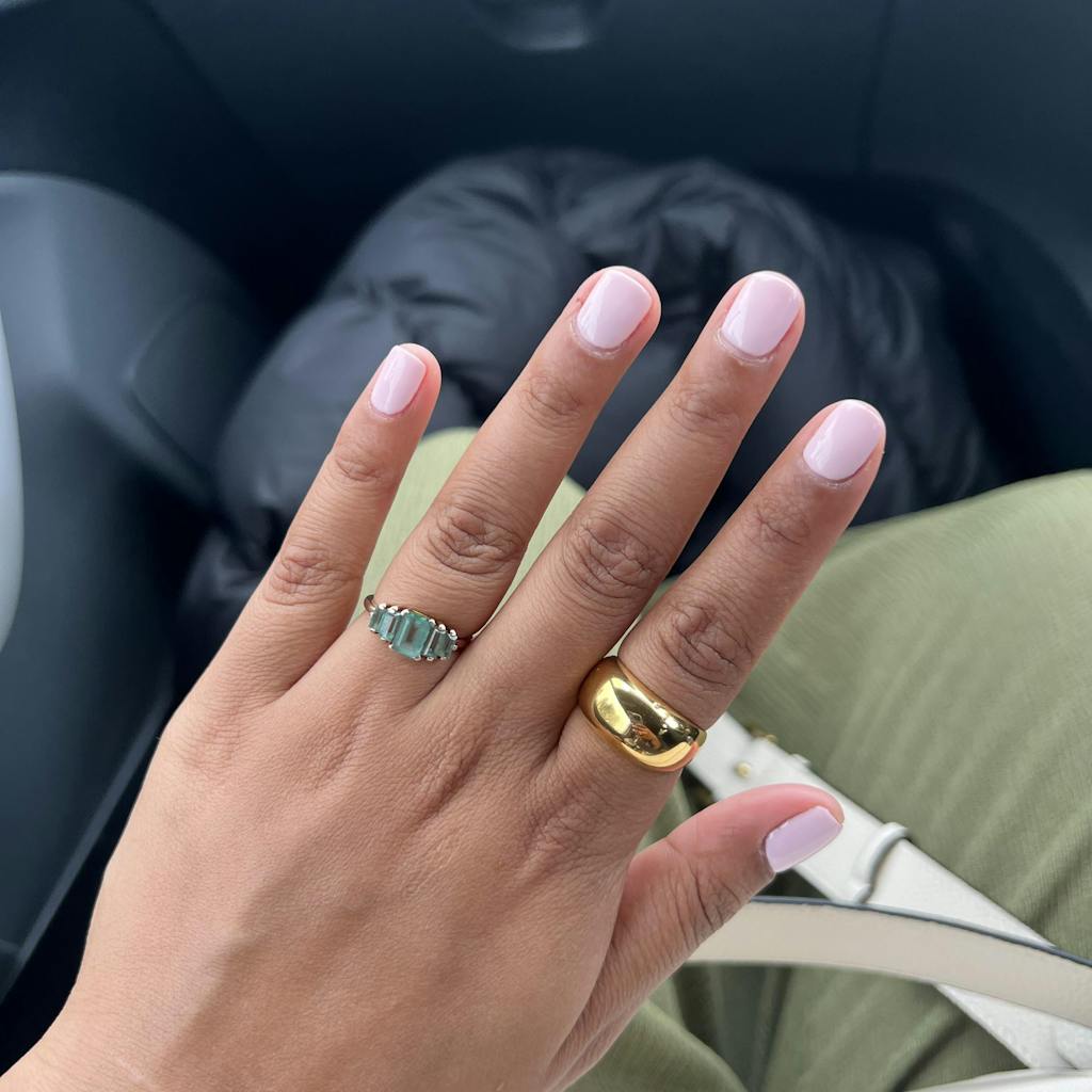 Alexa Dome Ring - Solid Band Rings - PRYA Jewellery UK