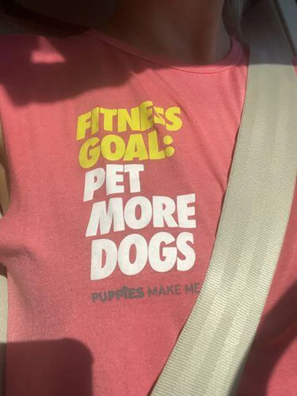 Fitness Goals Crop Top | Gift for Dog Lovers & Dog Owners