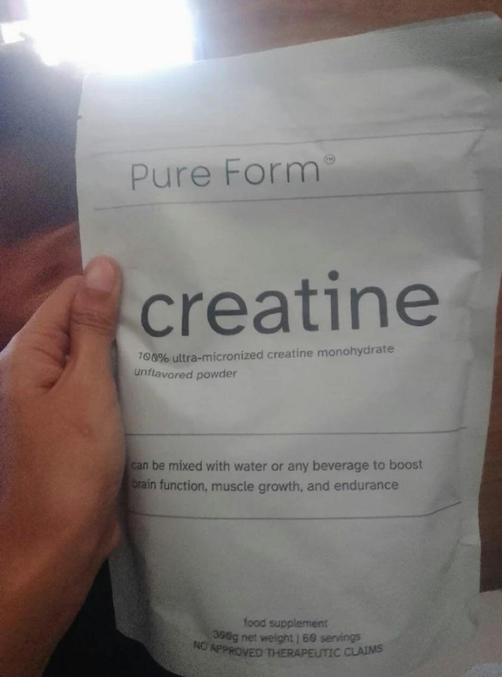 Ultra-Micronized Creatine Monohydrate Unflavored Powder – Pure Form
