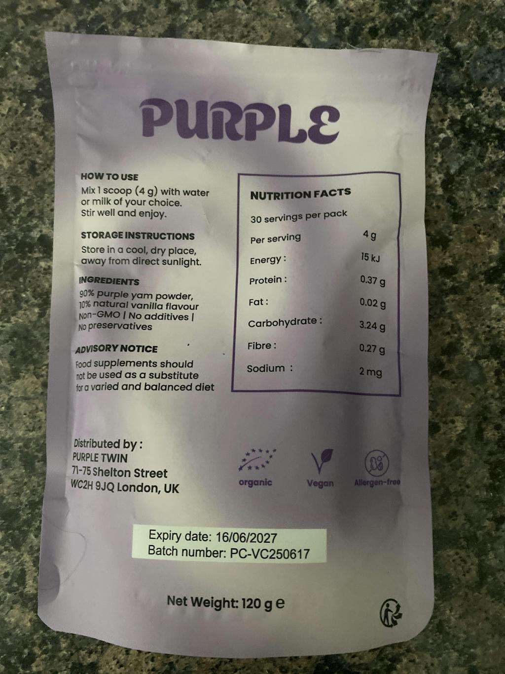 Ube powder – Purple Bloom