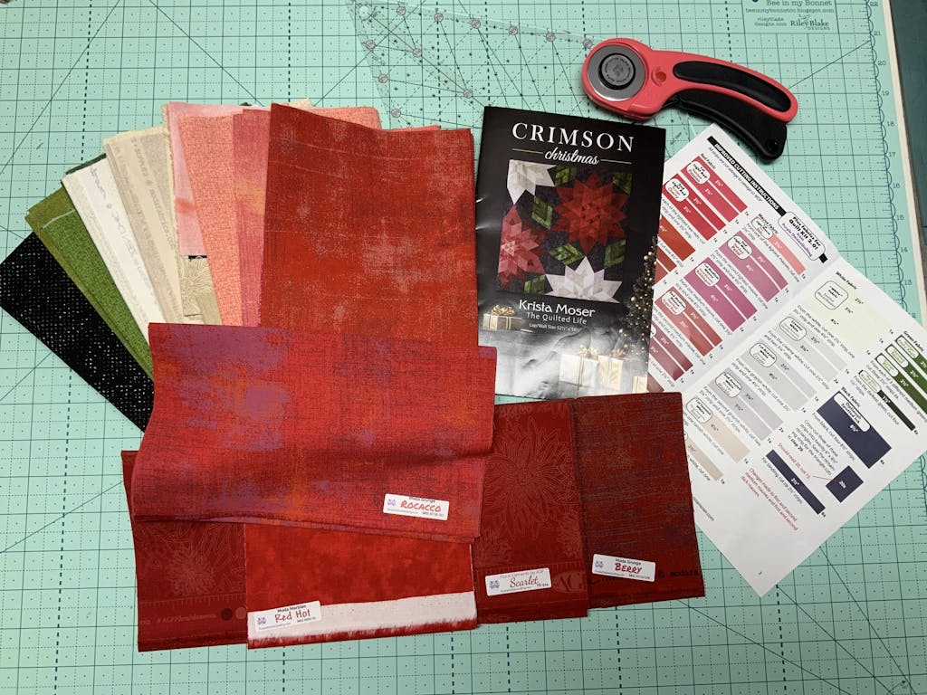 Crimson Christmas by Krista Moser + Quilt Kit 2.0 [Updated] - Purple ...