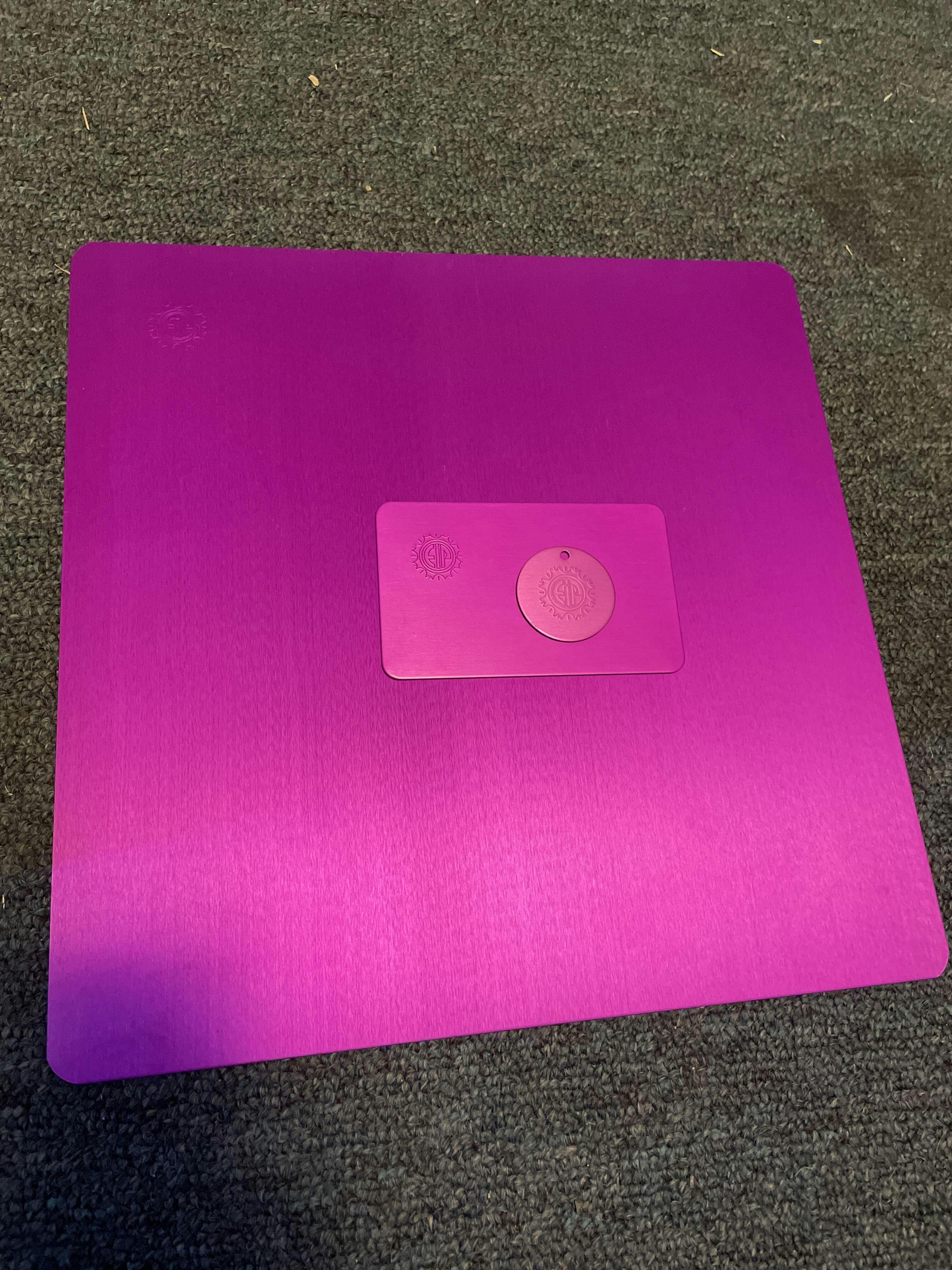 Large Tesla Purple Energy Plate. Inspired by Nikola Tesla ...