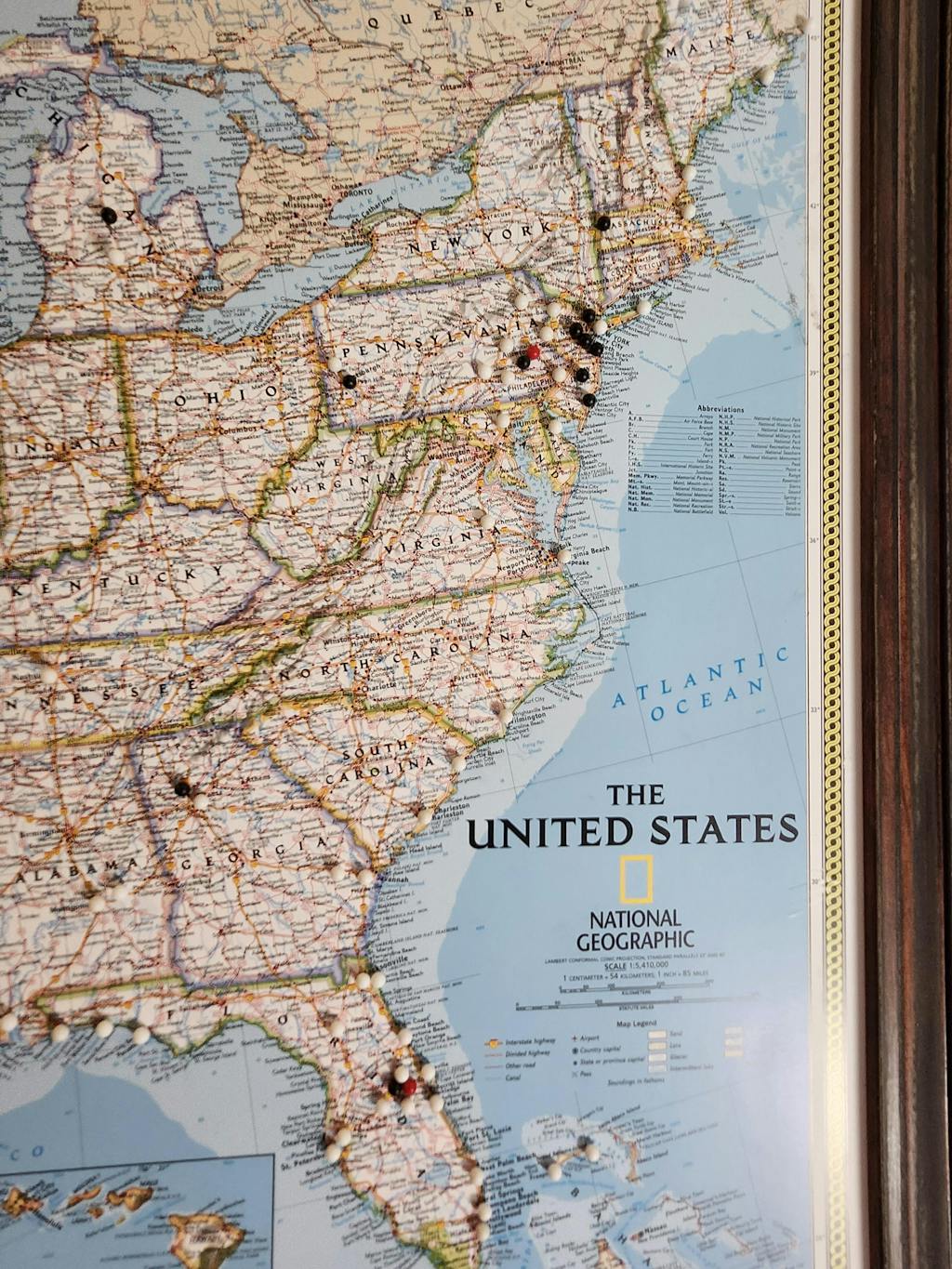 White Map Pins | Colored Map Pins | Push Pin Travel Maps