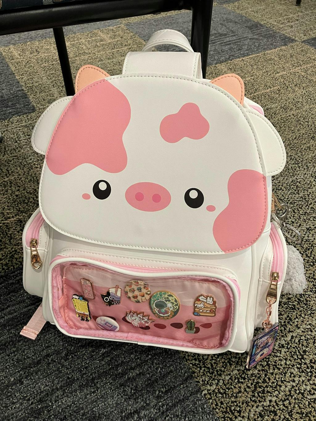 Strawberry Cow Boba Ita Backpack – Pwuffy