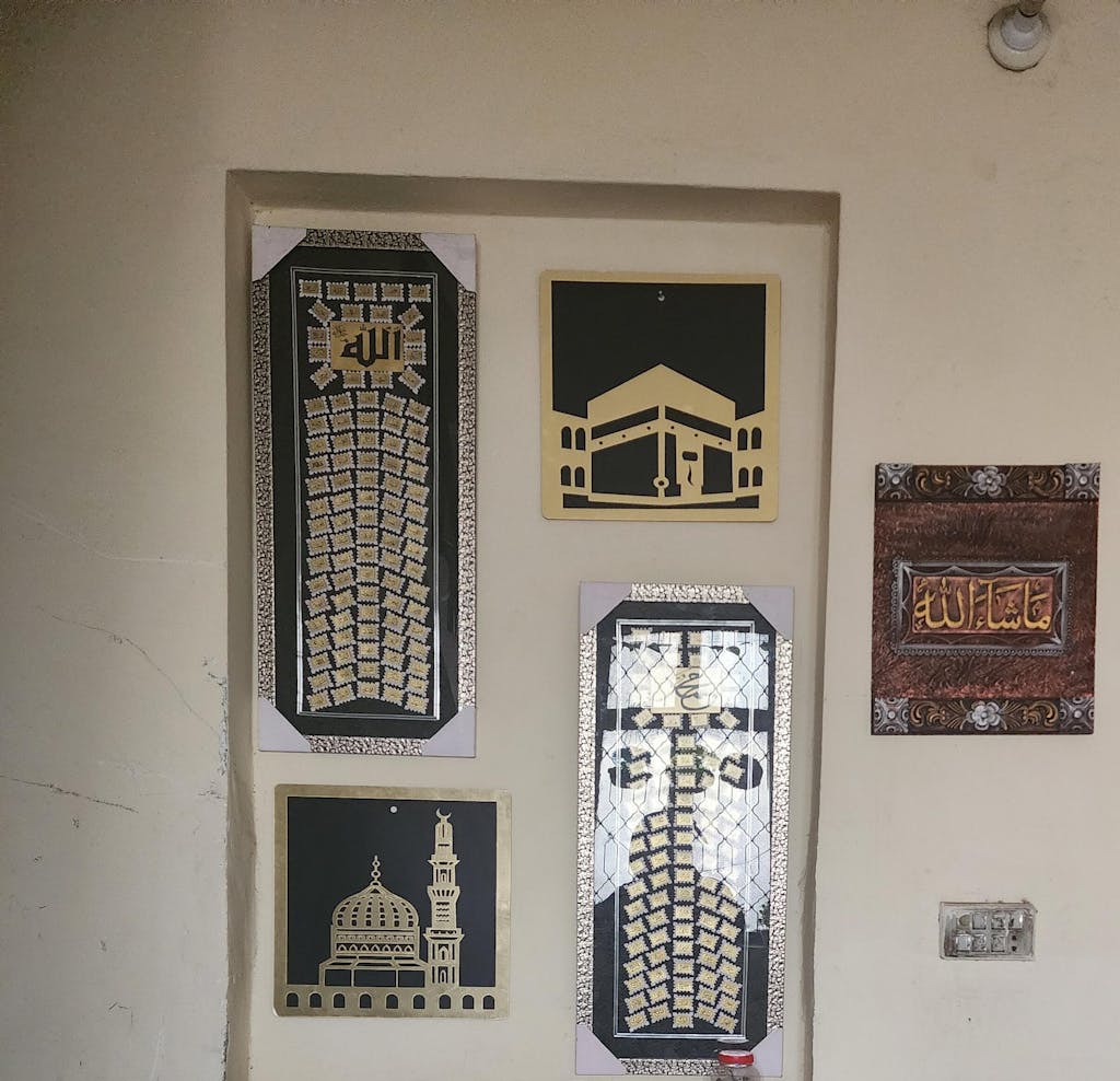 Islamic Wall hanging Khana Kaaba and Roza Rasool (SAW) Set – Pyari Walls