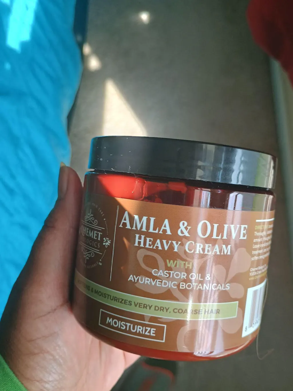 Amla & Olive Heavy Cream Moisturizer for 4C Hair – Qhemet Biologics