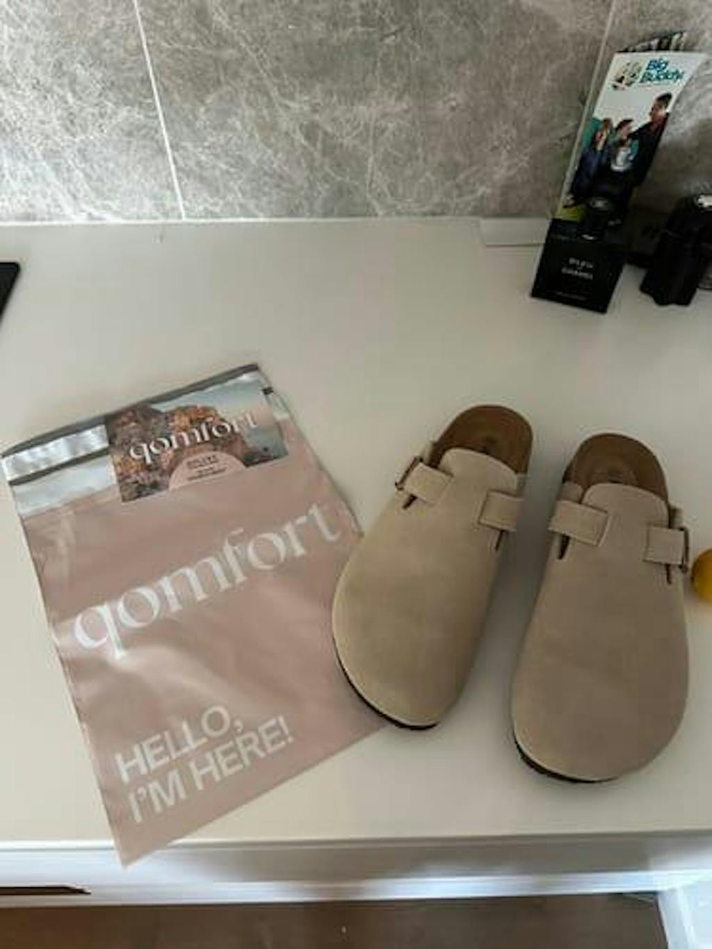 Genuine Suede Clogs by Qomfort Co.