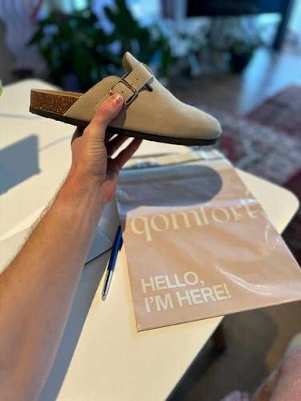 Genuine Suede Clogs by Qomfort Co.