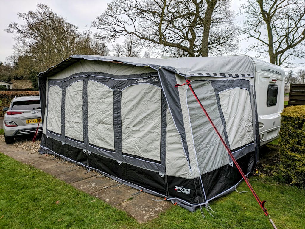 Camptech Atlantis DL Seasonal Caravan Awning + Free Storm Straps (2024 ...