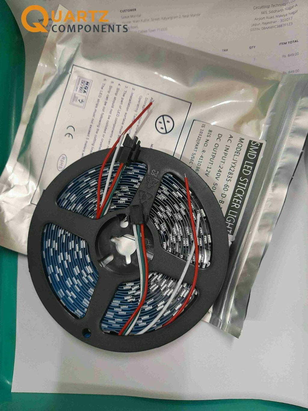 WS2812B Neopixel LED Strip 60LED/MTR - 5V IP20 Addressable LED Strip ...