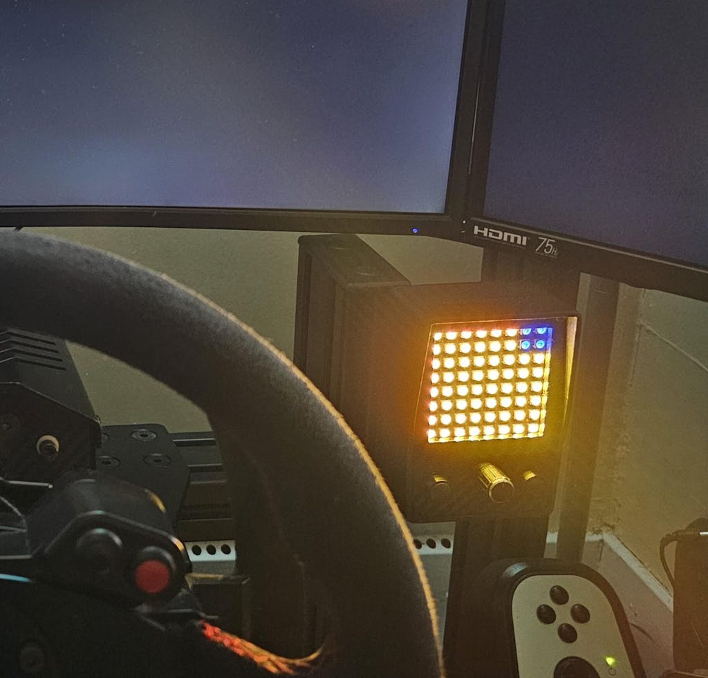 RaceFlag Display: Flags, Spotter, Warnings and Gears – Racebox Sim Racing