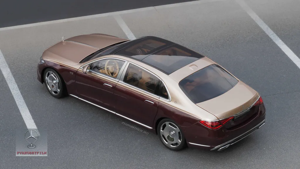 Almost Real Mercedes Maybach S-Class Gold Red 1/18 Diecast