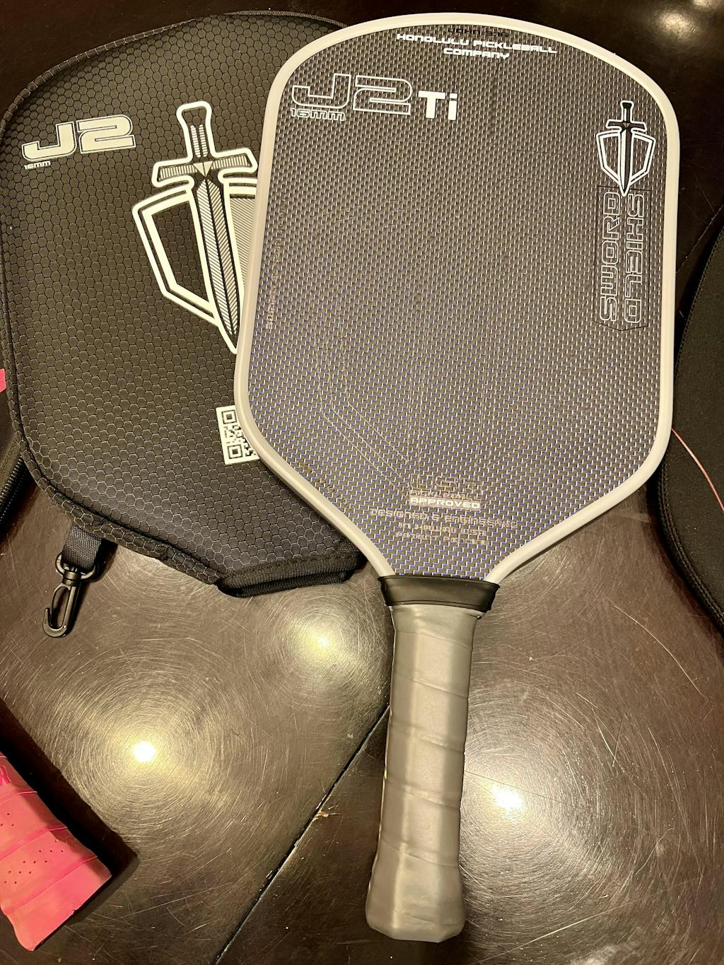 Honolulu Pickleball Sword & Shield J2Ti Blue 16mm