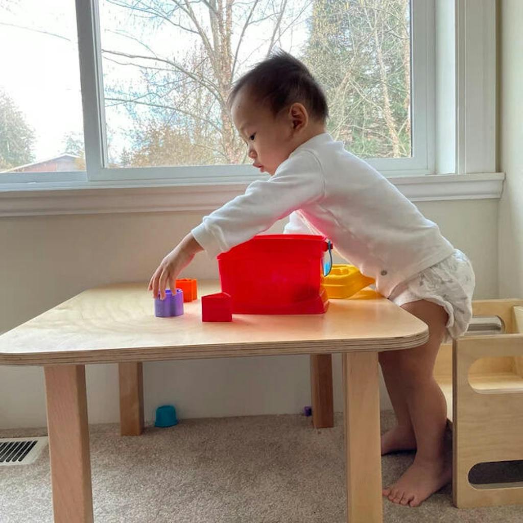 Toddler Table for Montessori homes and preschools. 3 heights available ...
