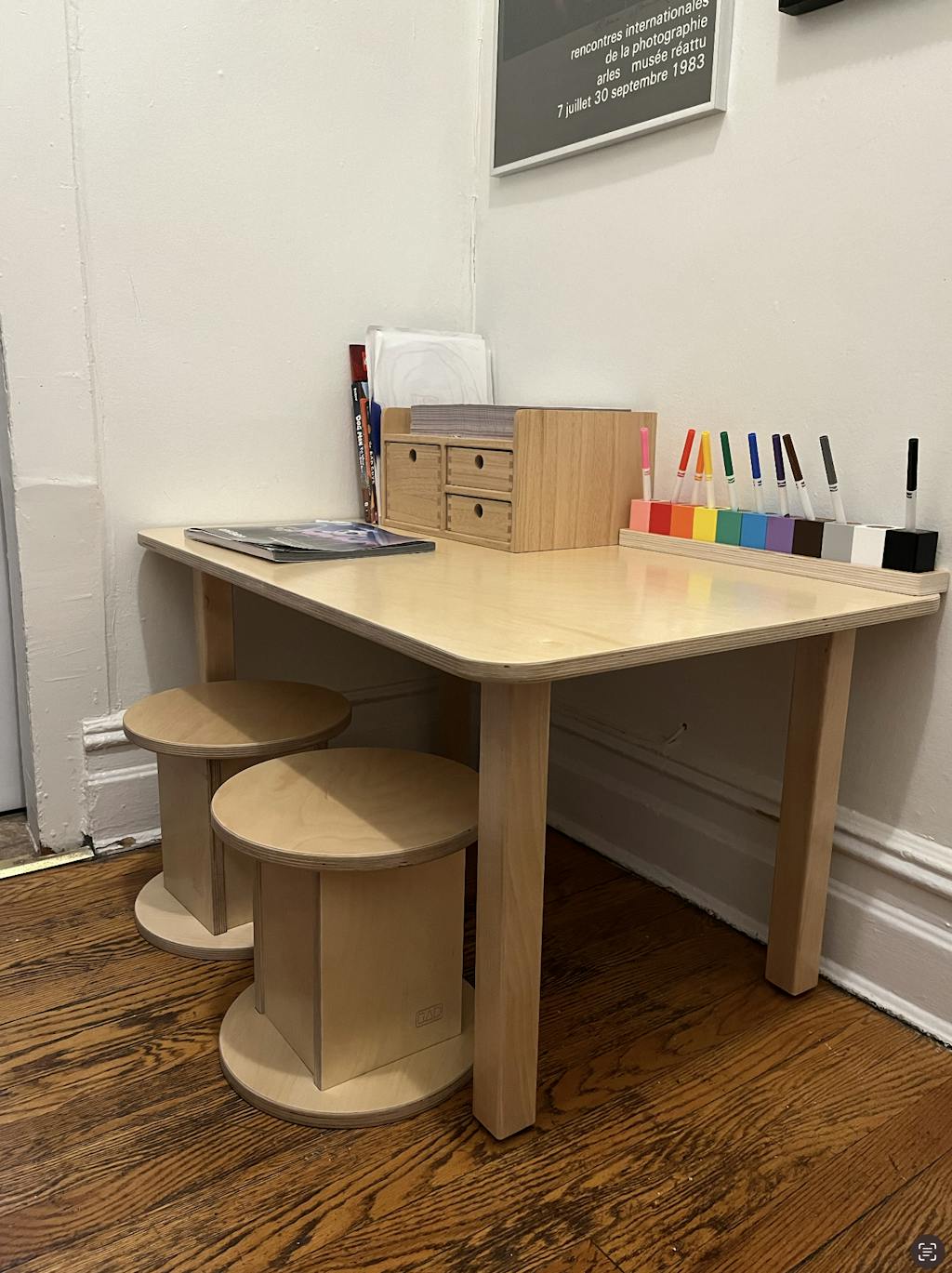 Rectangle Table: Kids' Activity Table for Groups