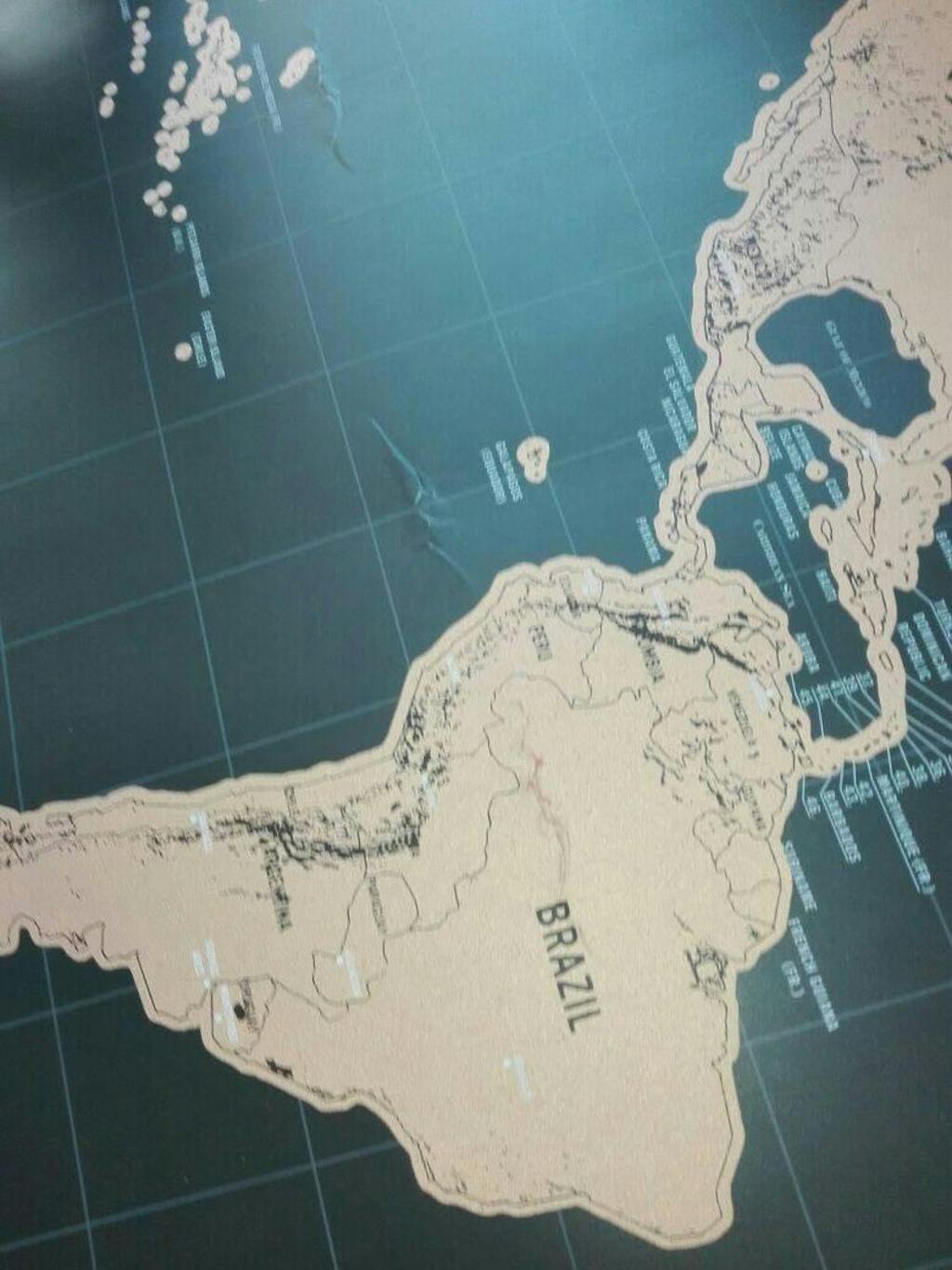 Scratch Off World Map, Travel Scratch Map - Outlined States – RadWish