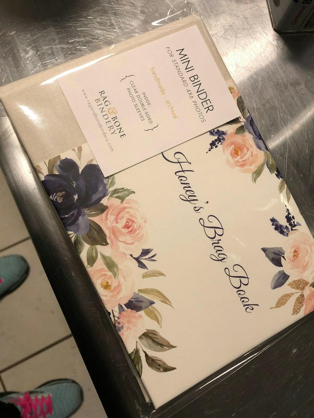 Grandma's Brag Book | Printed Cover: Blue Floral | Available Personali ...