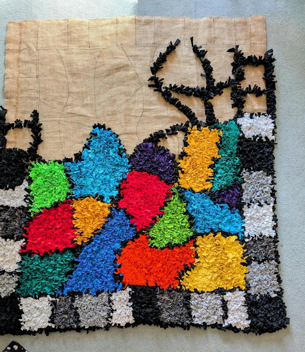 Quality Rag Rug Spring Tool for Shaggy Rag Rugs