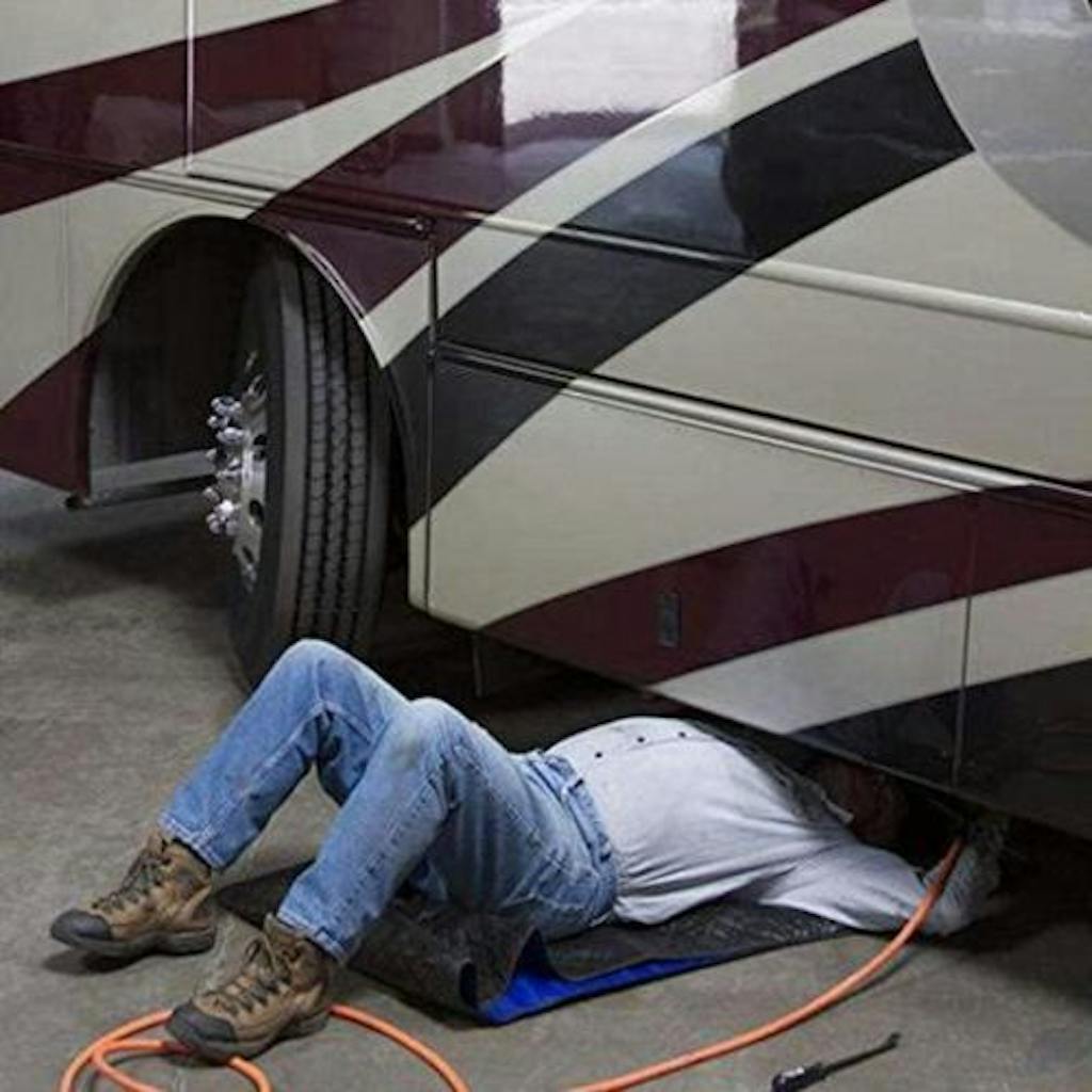 Automatic Magic Creeper Under Car Garage Mat For Mechanics Rolling ...