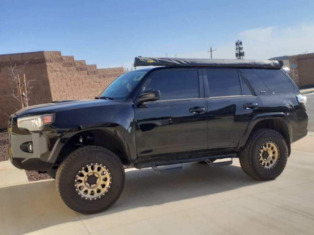 3rd-5th Gen 4Runner Awning Mount With Factory Rail Support | Rago Fab