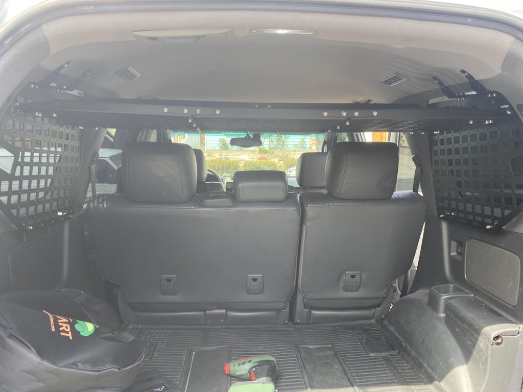 2002-2009 Lexus GX470 Molle Panel - Modular Storage Panel Shelf