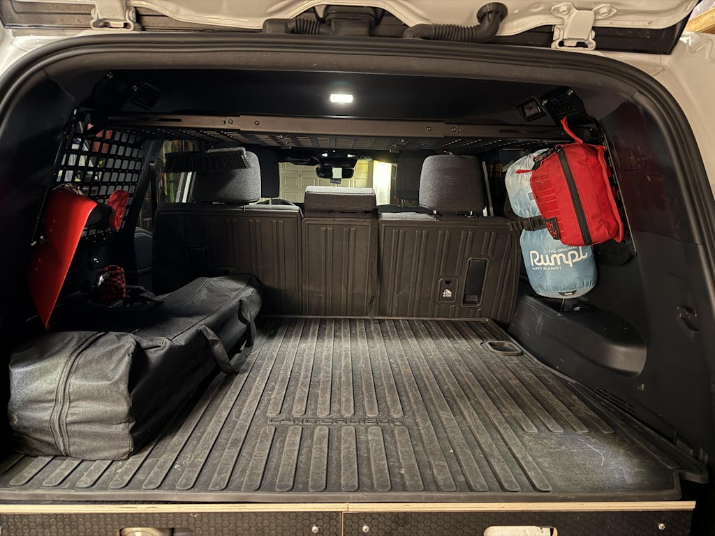 2024-2025 Land Cruiser & GX 550 Rear Molle Panel Shelf | Rago Fabrication