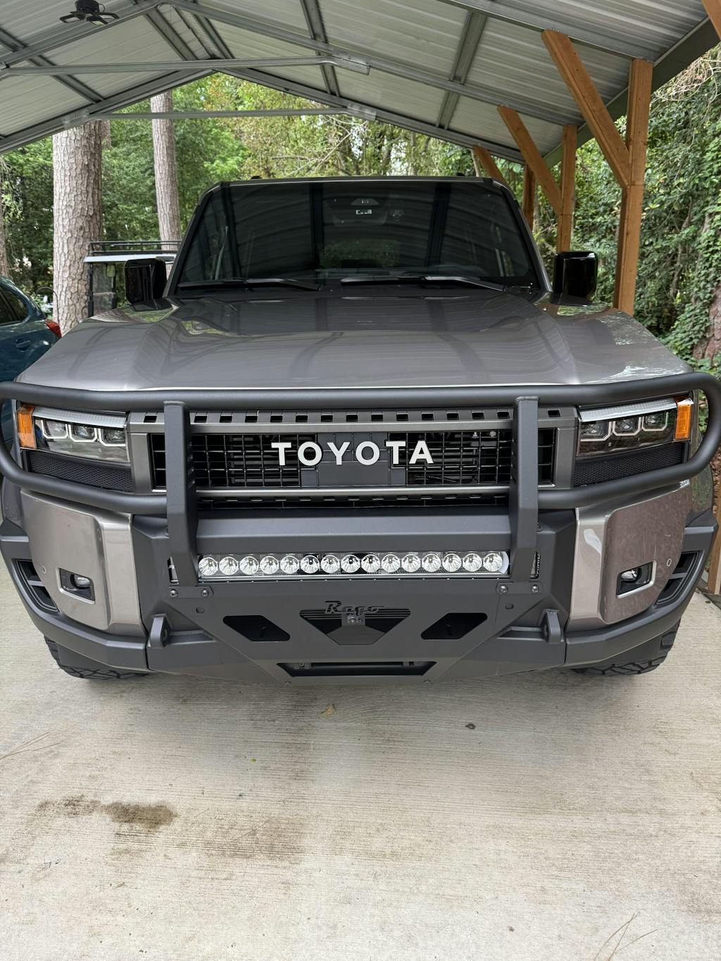 2024-2025 Land Cruiser Center Mount Winch Front Bumper | Rago Fabrication