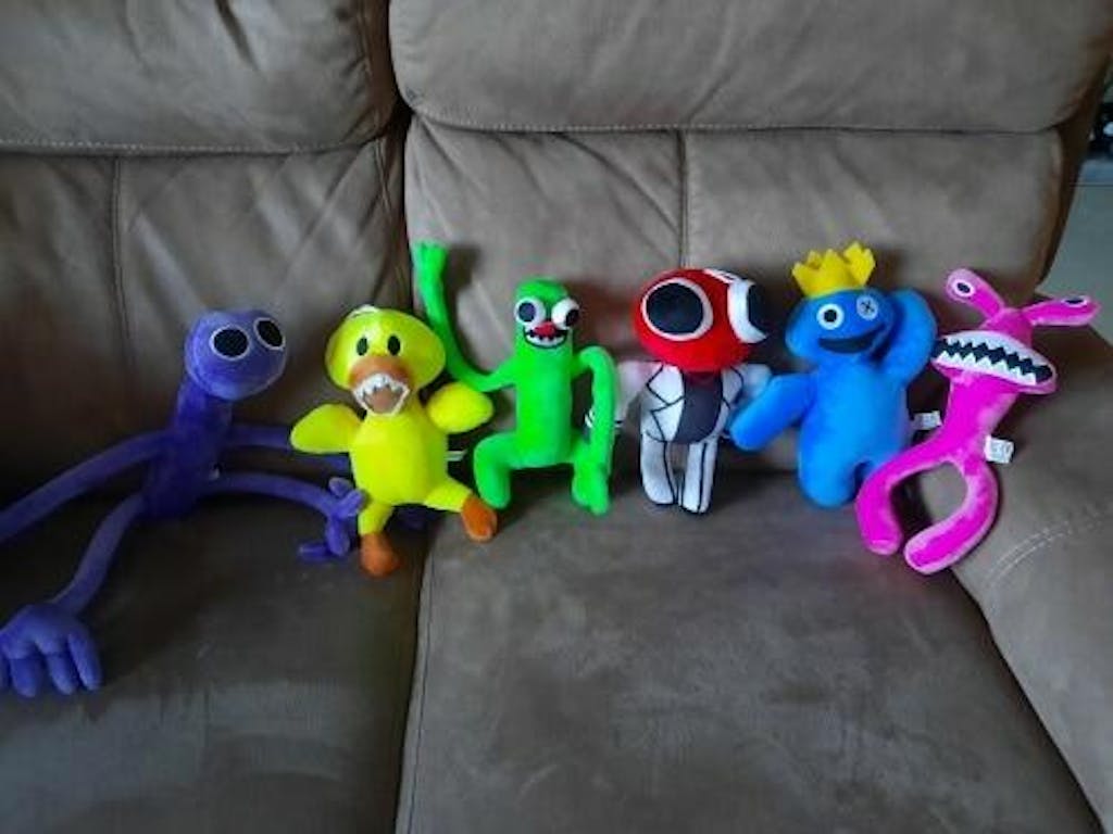 Rainbow Friends Blue Plush Roblox Rainbow Friends Plush Toy - Rainbow ...