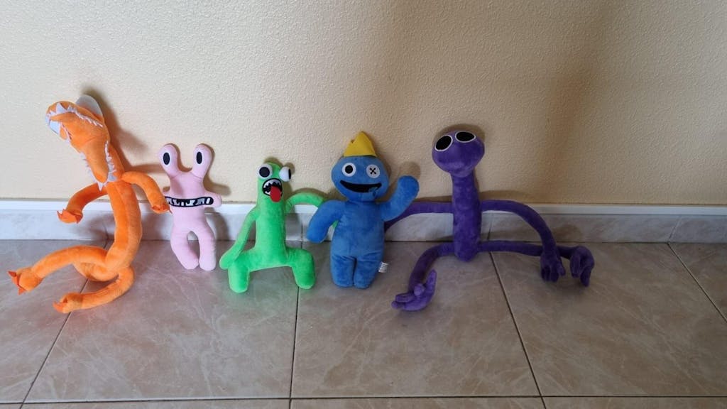 Rainbow Friends Blue Plush Roblox Rainbow Friends Plush Toy - Rainbow ...