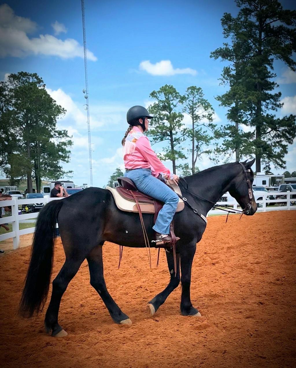 CHARLOTTE FRINGE SATIN PERFORMANCE RODEO SHIRT – Ranch Dress'n