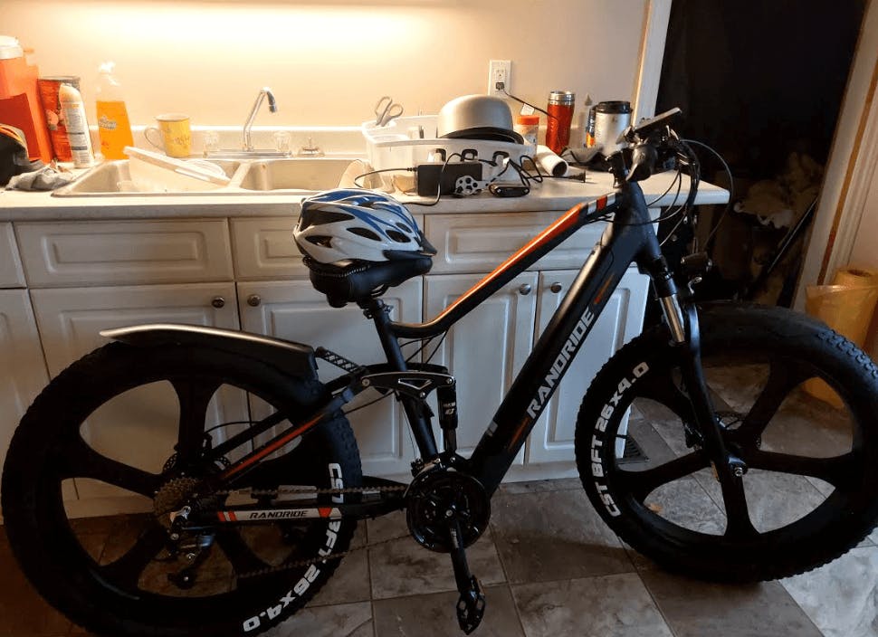 RANDRIDE Full Suspension Fat Tire Electric Bike 1000w Electric Bicycle