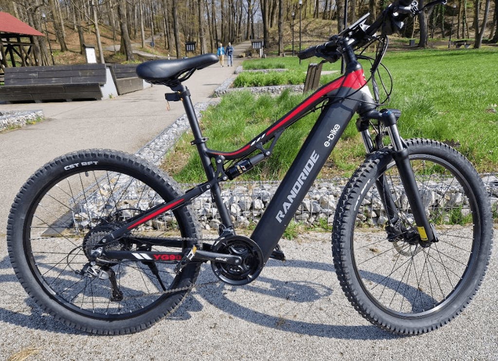 Full Dual Suspension Electric Mountain Bike 27 Speed Electric Cycle – RANDRIDE