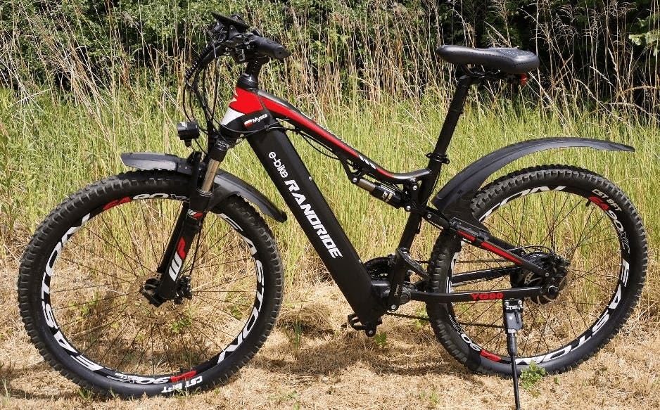 Full Dual Suspension Electric Mountain Bike 27 Speed Electric Cycle – RANDRIDE