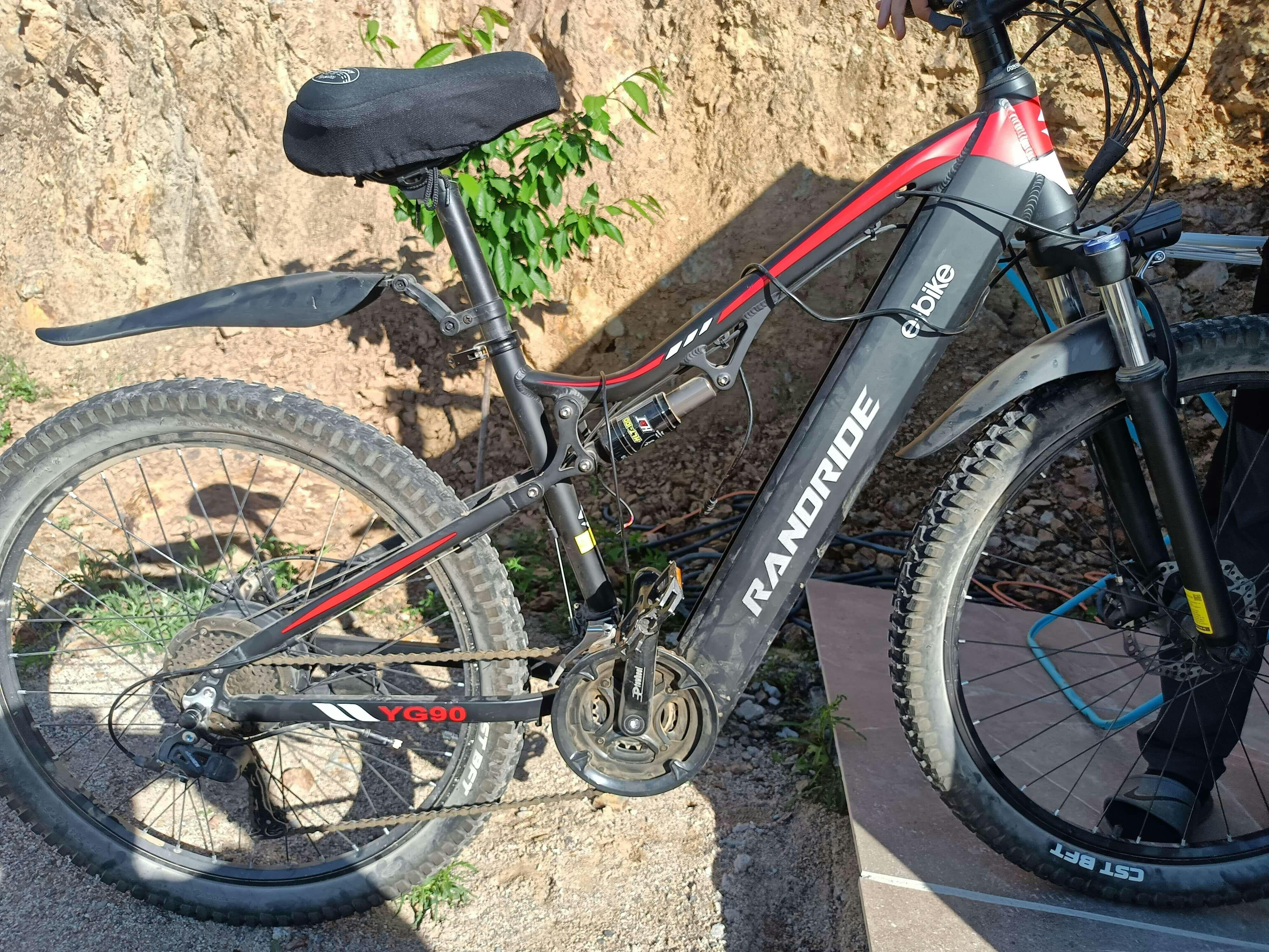 Full Dual Suspension Electric Mountain Bike 27 Speed Electric Cycle – RANDRIDE
