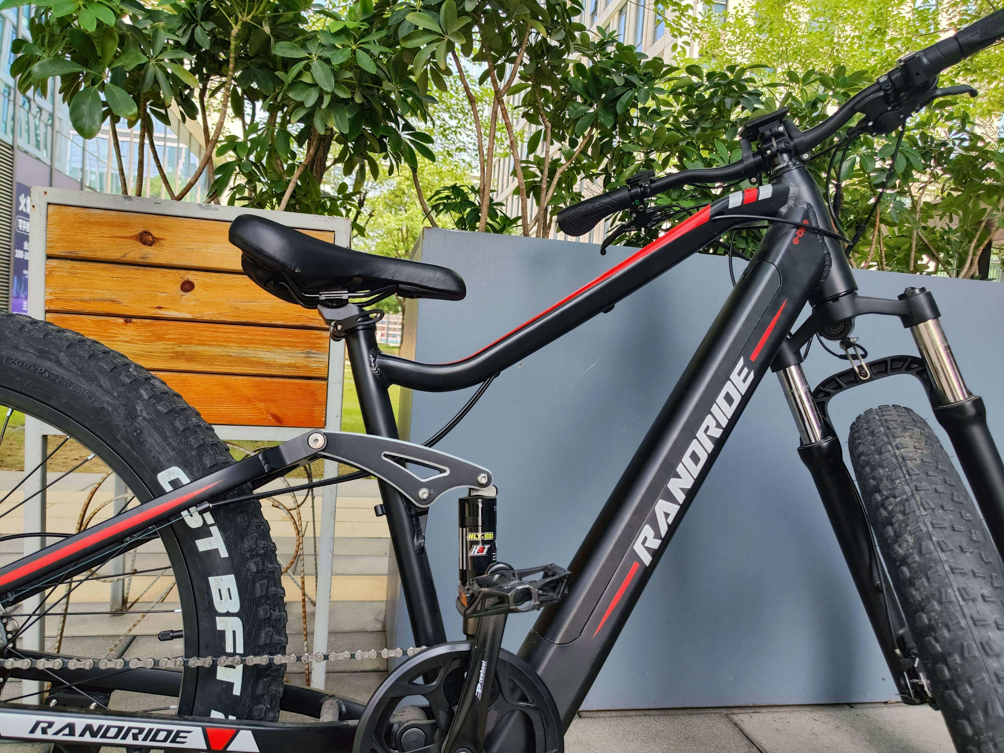 RANDRIDE Full Suspension Fat Tire Electric Bike 1000w Electric Bicycle