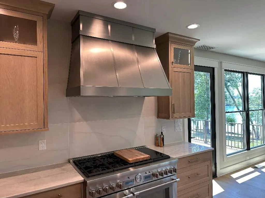 RHM Stainless Steel Custom Kitchen Hood with Bands SH34-C5TR ...
