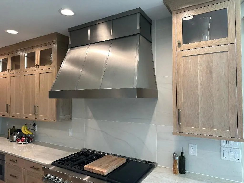 RHM Stainless Steel Custom Kitchen Hood with Bands SH34-C5TR ...