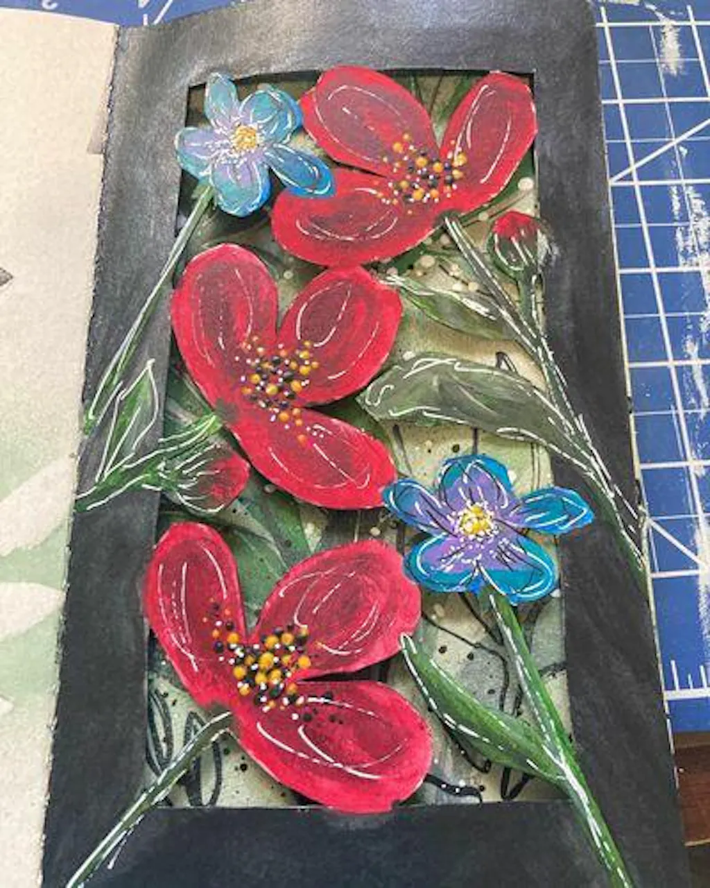 Dina Wakley Media Sprouts Stencil & Mask