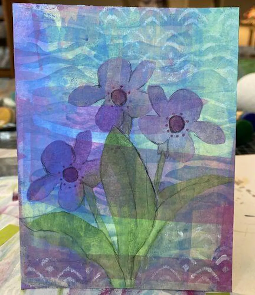 Dina Wakley Media Sprouts Stencil & Mask